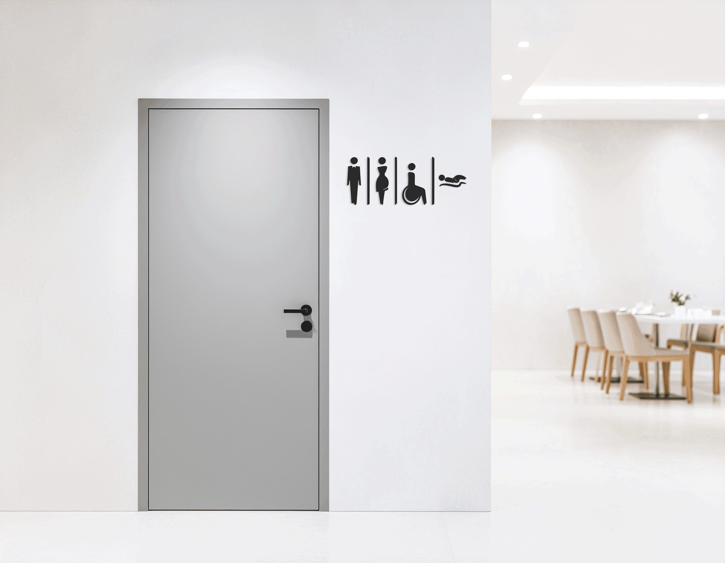 Toilet Signs: Design Measured in the Details | SIGNS.style