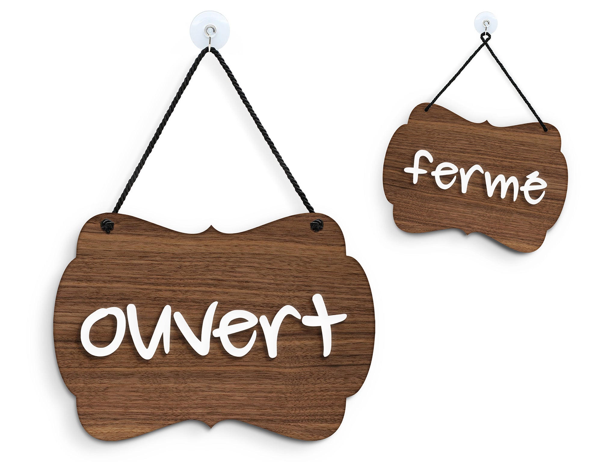 Draft, Shabby - Pancarte Ouvert / Fermé | SIGNS.style