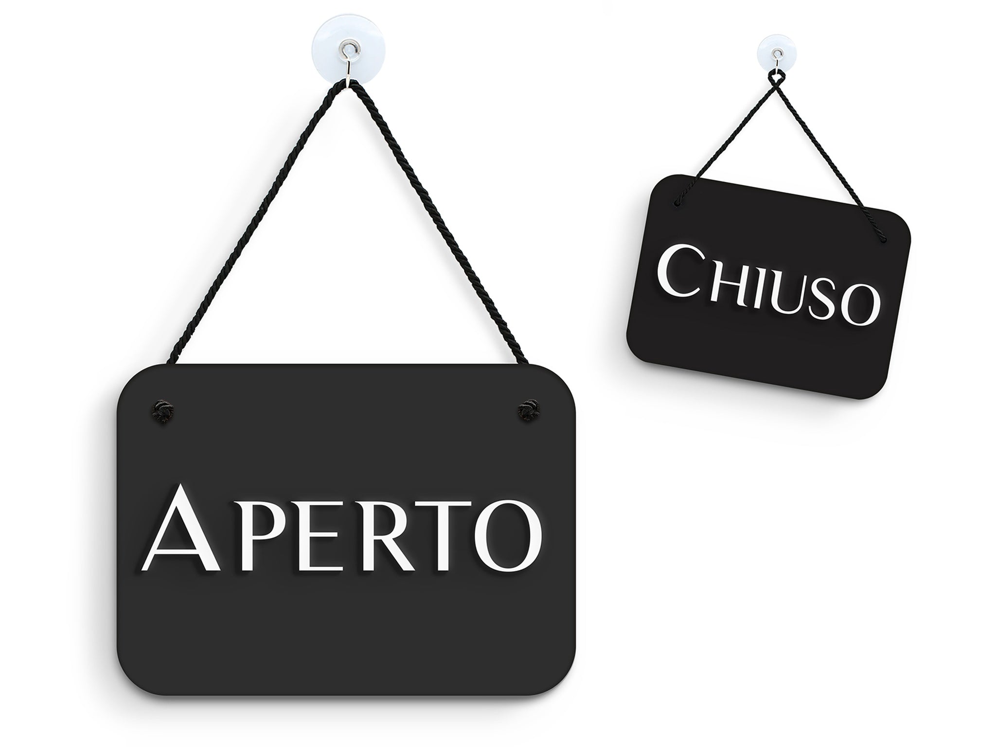 Elegant, Rectangular - Open / Closed Sign | SIGNS.style